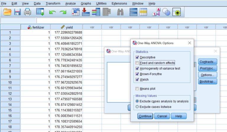 How to Run a One-Way ANOVA in SPSS: A Step-by-Step Guide