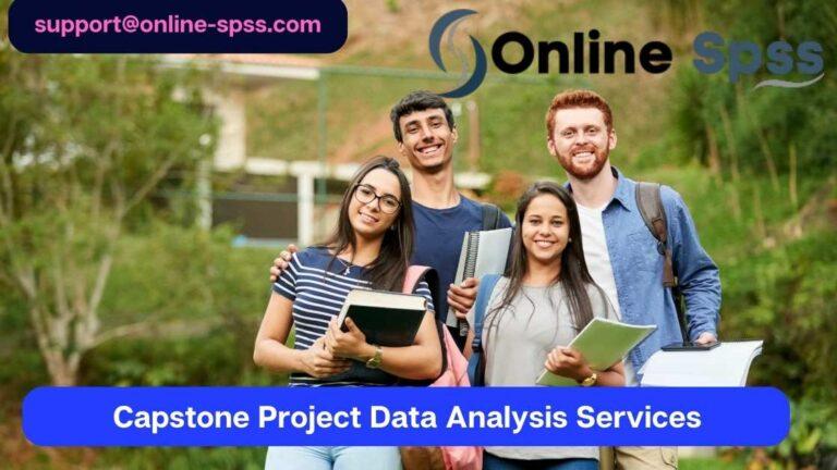 Capstone Data Analysis Services: Hire a Statistician Now